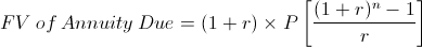 Annuity Due Payment (FV) Formula (with Calculator)