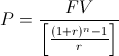 Annuity Payment (FV) Formula (with Calculator)
