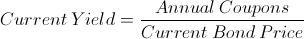Current Yield Formula (with Calculator)